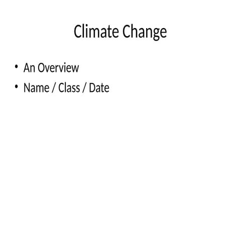 Climate_Change_Presentation_ppt. Ppt | PPTX