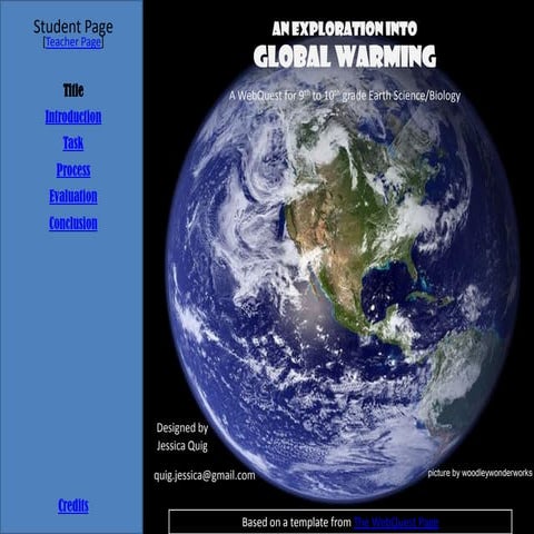 EDUC331 Global Warming Webquest | PDF