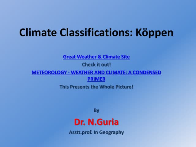 koppen climate classification system ncert