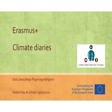 Climate diary - first entries | PPT