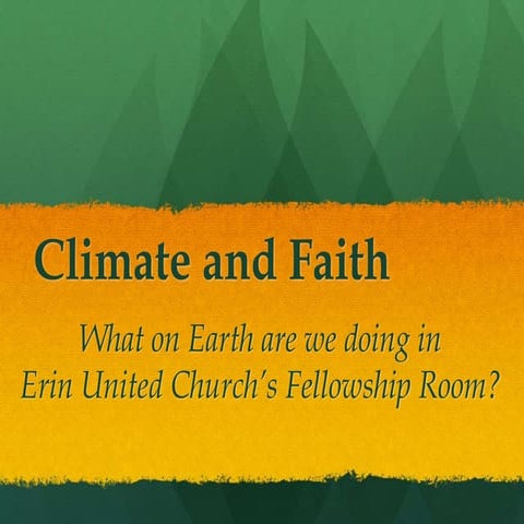 Climate faith feb_15 | PPT