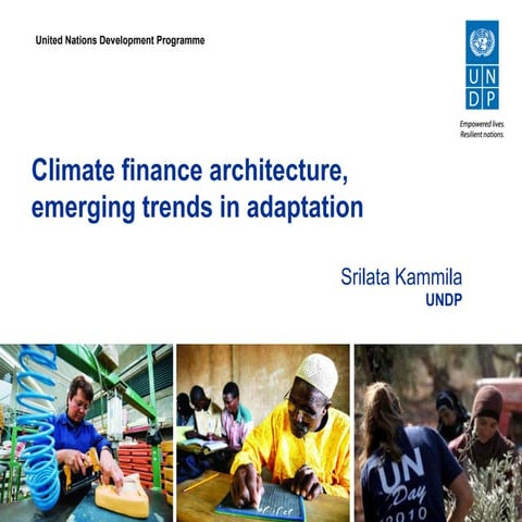 Climate finance architecture, emerging trends in adaptation | PDF