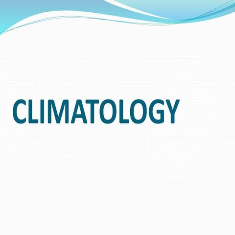 Climatology | PPT