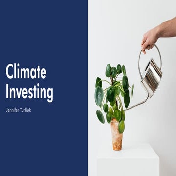 Climate Investing | PPT