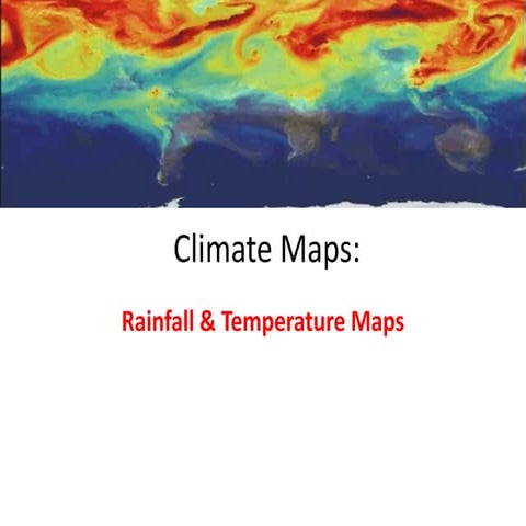 Climate Maps | PPTX | Weather | Science