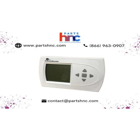 Climatemaster Atp32U03-3Ht2Cl Prog Thermostat PartsHnC | PDF