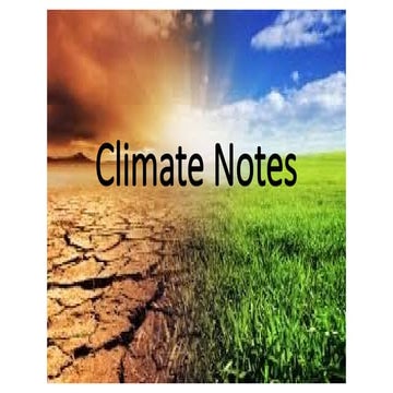 Climate Notes for Earth Environmental Science.pptx