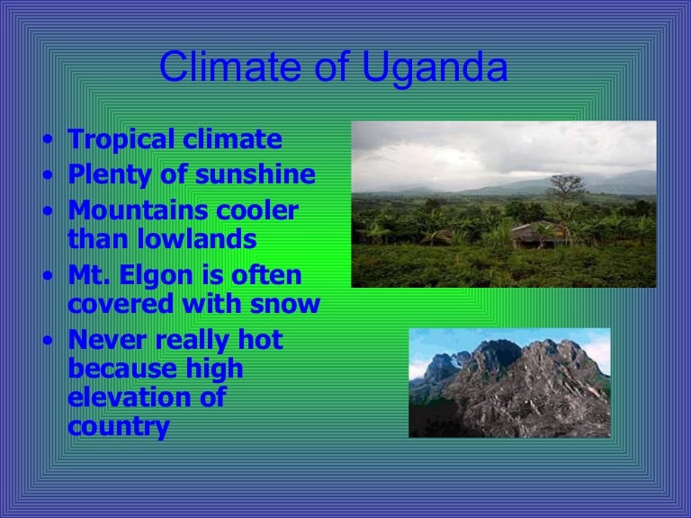 Climate of uganda