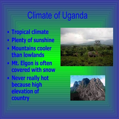 Climate of uganda | PPT