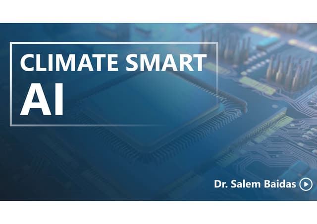 Artificial Intelligence (AI) and Climate Change.pptx