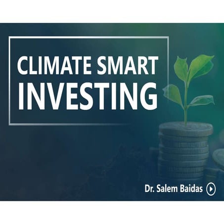 Climate Smart Investing | PDF