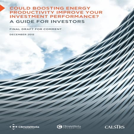 Climateworks Study on Energy Use & Engagement with Investors | PDF