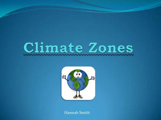 Climate zones | PPT