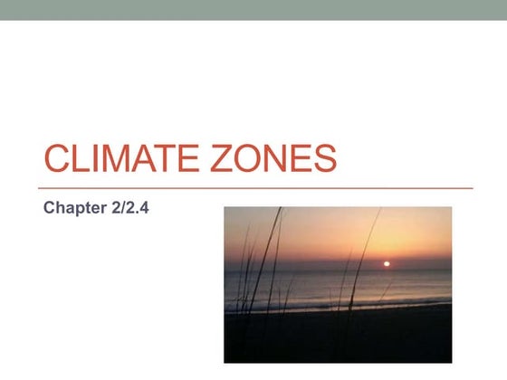 Earth's climates | PPT