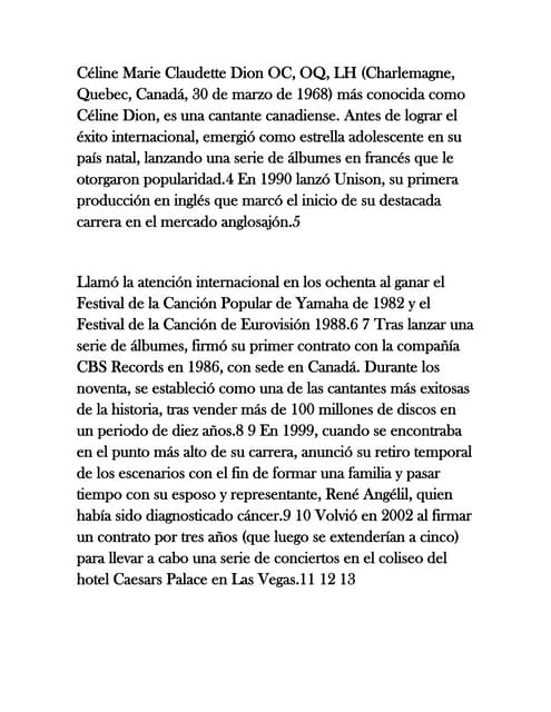 Céline dion | PPT | Contemporary Hits/Pop/Top 40 | Music