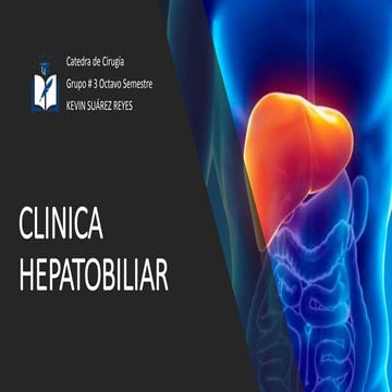 Clinica hepatobiliar | PPTX