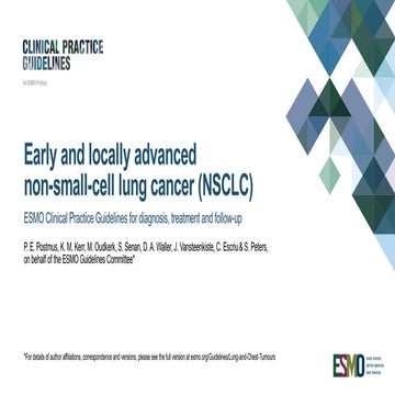 Clinical-Practice-Guidelines-Slideset-Early-and-Locally-Advanced-Non-Small-Cell-Lung-Cancer ...