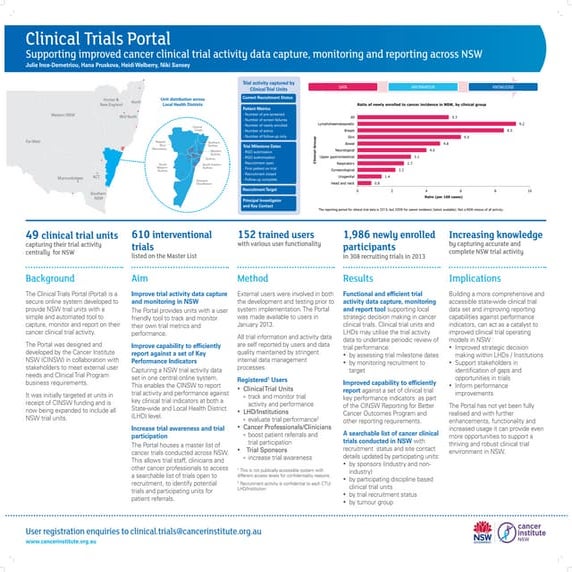 Clinical Trials Portal - Cancer Institute NSW | PDF