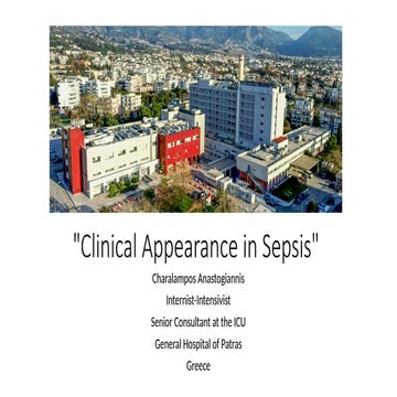 Clinical appearance in sepsis, definition of sepsis, clinical ...