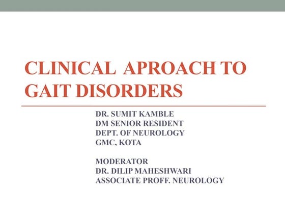 Gait abnormalities presentation | PPTX | Physical Therapy | Wellness