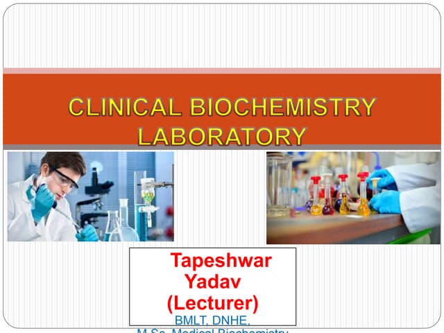 Introduction to clinical chemistry | PPTX