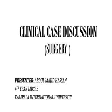 clinical case-1. An interesting case described | PPT