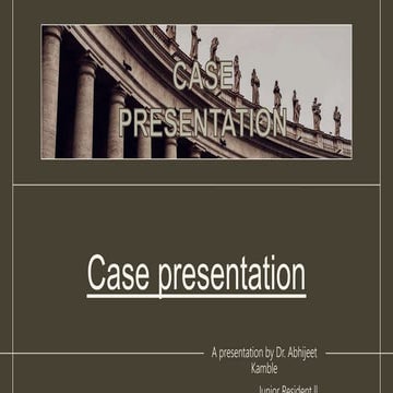 CLINICAL CASE PRESENTATION in maxillofacial surgery.pptx