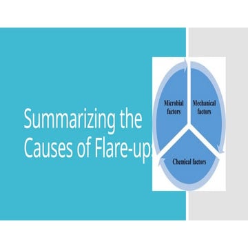 Clinical conditions associated with flare ups.pptx