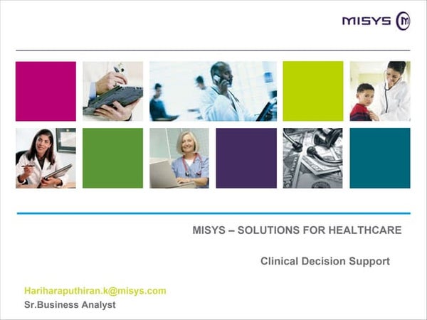 Clinical Decision Support Systems Clinical Decision Support Systems