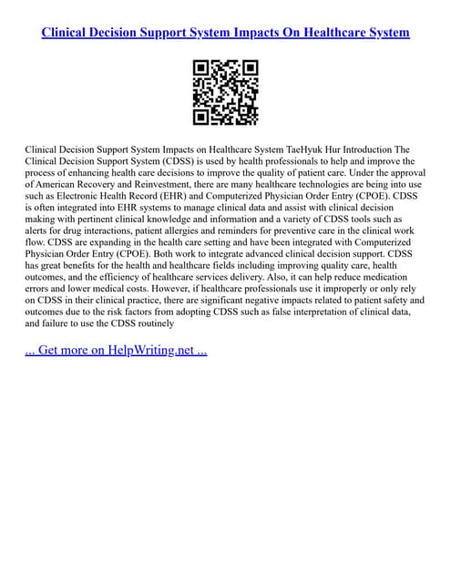 Health information systems (his) | PPTX | Technology & Computing