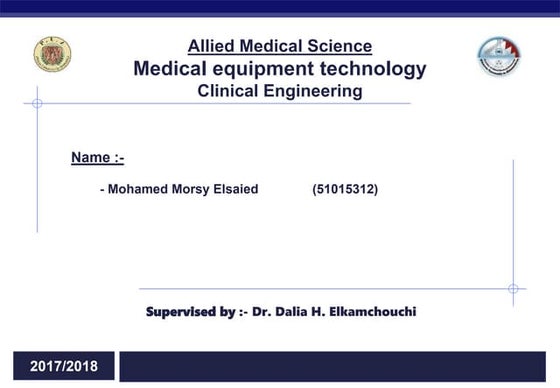 Biomedical Engineering Department in Hospital | PPT