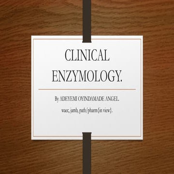 CLINICAL ENZYMOLOGY.pptx ALP, GGT AND AMYLASE | PPTX