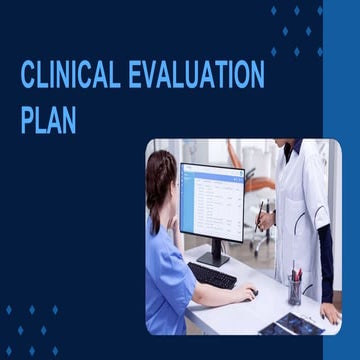 Clinical Evaluation Plan | PPTX