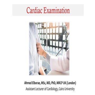 Cardiac examination | PDF
