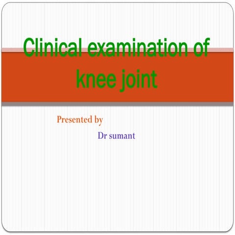 Various X-ray views of Knee Joint | PPT