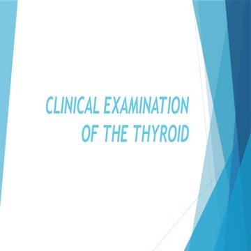 Clinical Examination of The Thyroid.pptx