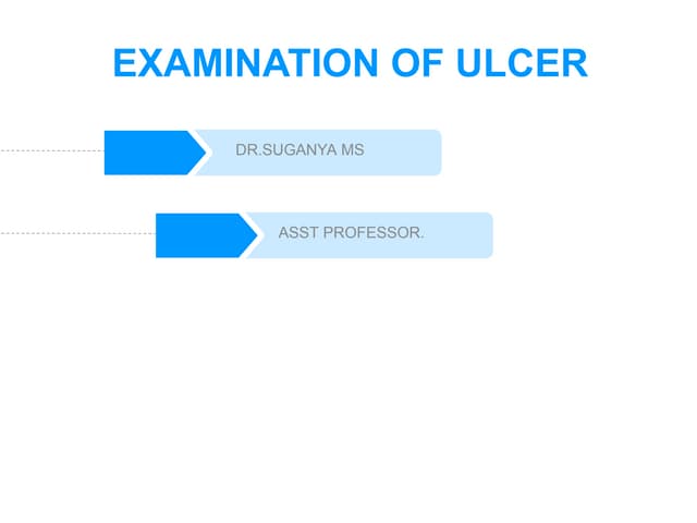 Ulcer presentation | PPTX