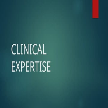 Clinical expertise font dalam dalam dalam .pptx