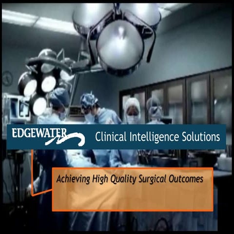 Clinical Intelligence Best Practices In Scip Compliance