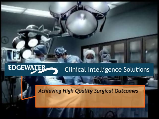 Clinical Intelligence Best Practices In Scip Compliance