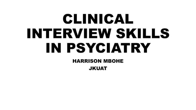 The Psychiatric Interview.pptx