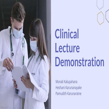 Clinical Lecture Demonstration - Stroke, Thyrotoxic Cardiomyopathy and ...