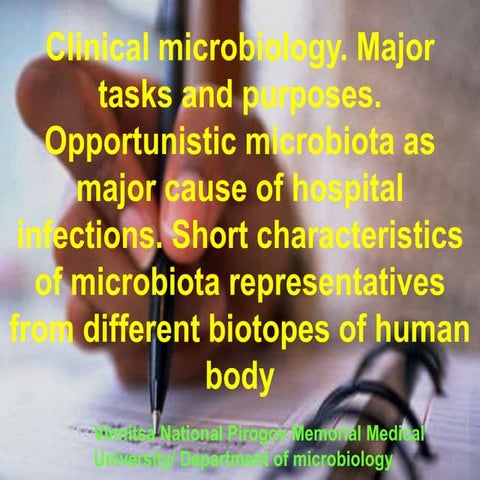clinical microbiology | PPT