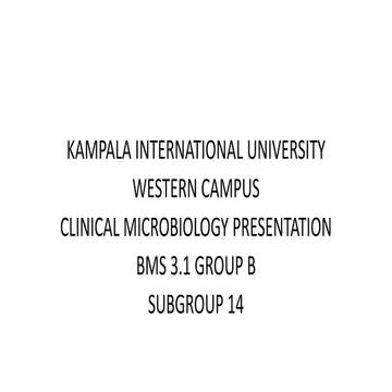 clinical microbiology presentation.pptx now | PPTX