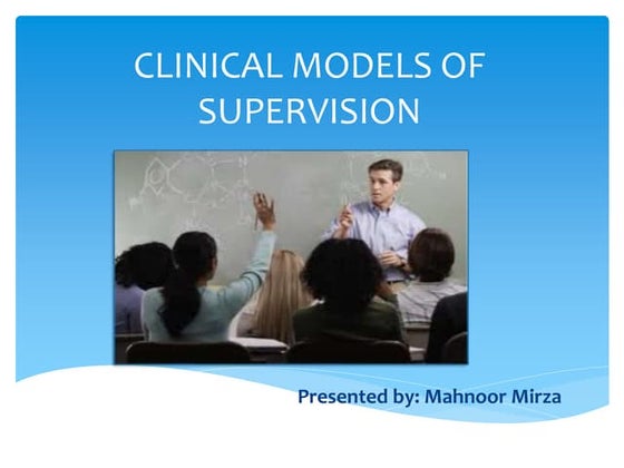 Models of Supervision | PPT