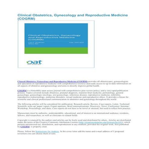 Clinical obstetrics | PDF