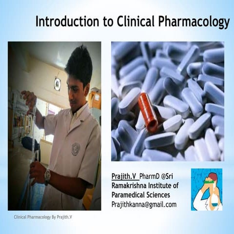 Clinical pharmacology by prajith.v | PPTX | Pharmaceutical Drugs ...