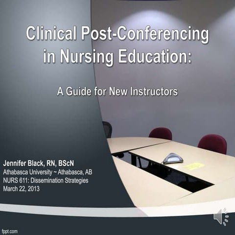 Clinical post conference - lay audience presentation - vo | PPTX