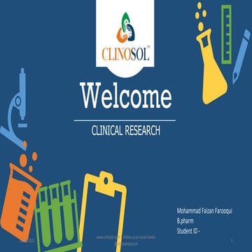 What is clinical research | PDF