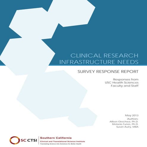 Assessing Clinical Research Infrastructure Needs | PDF | Healthcare ...